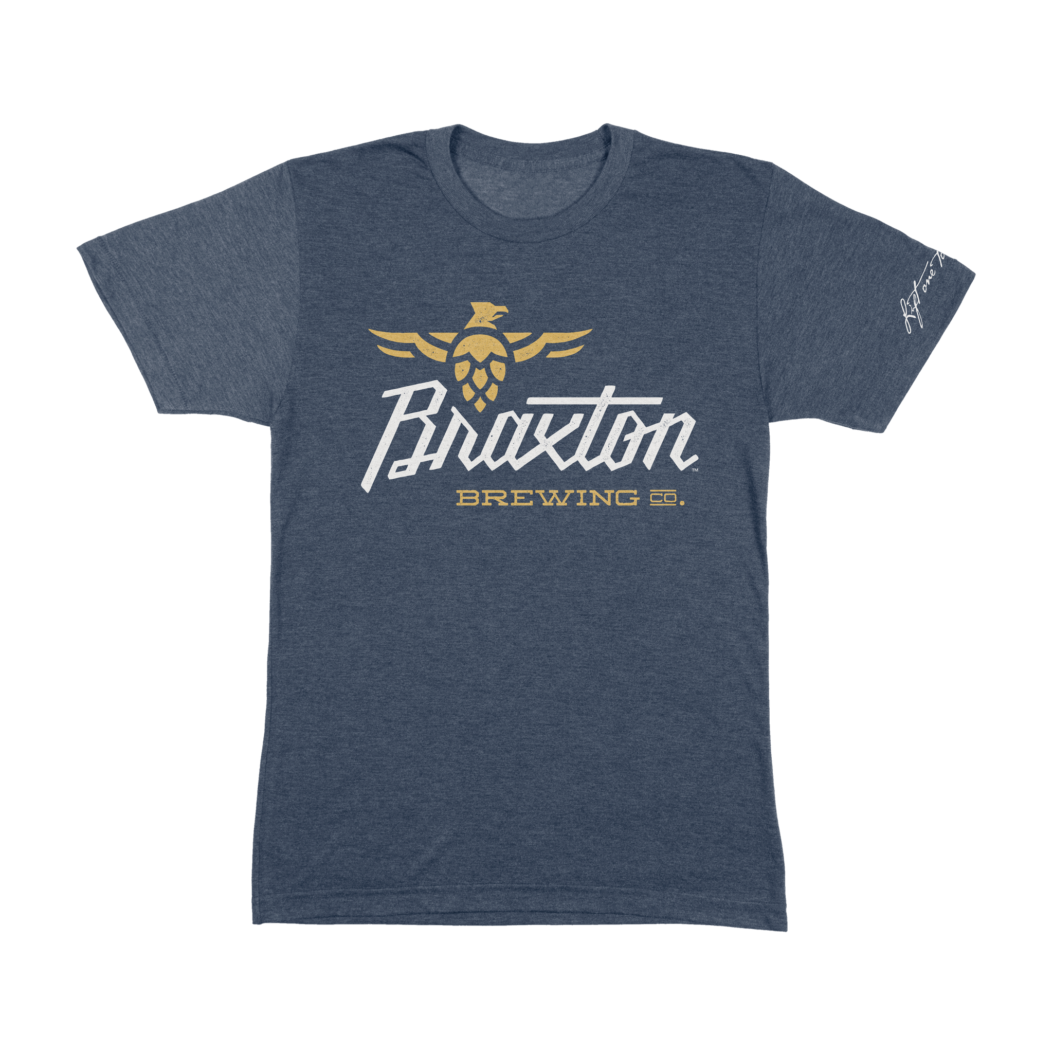 T-Shirt: Core Navy – Braxton Brewing Company